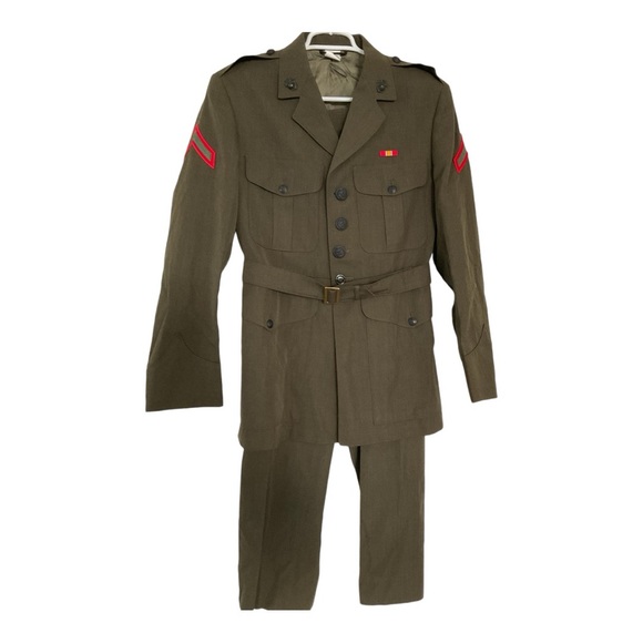 Defense Logistics Agency | Other | Usmc Marine Belt Jacket 42r Pants ...